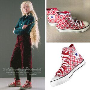 Converse | Shoes | Rare Converse All Star Strawberry Cherry High Top ...